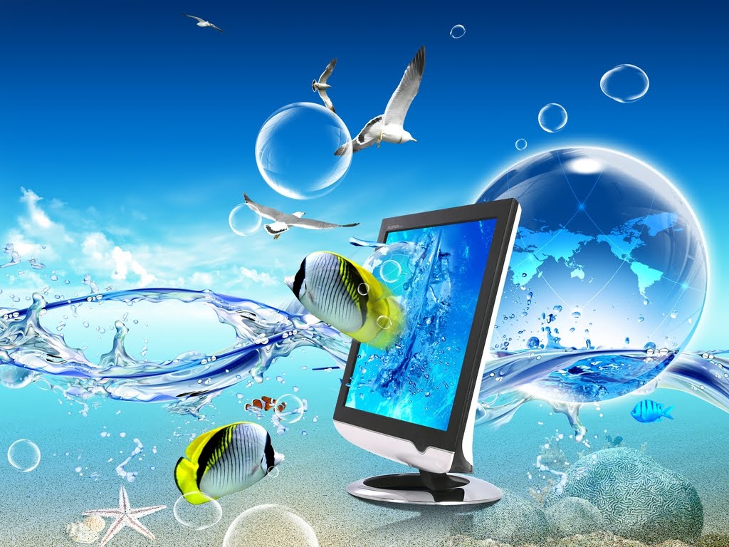 Computer under Water | Top Desktop No.1