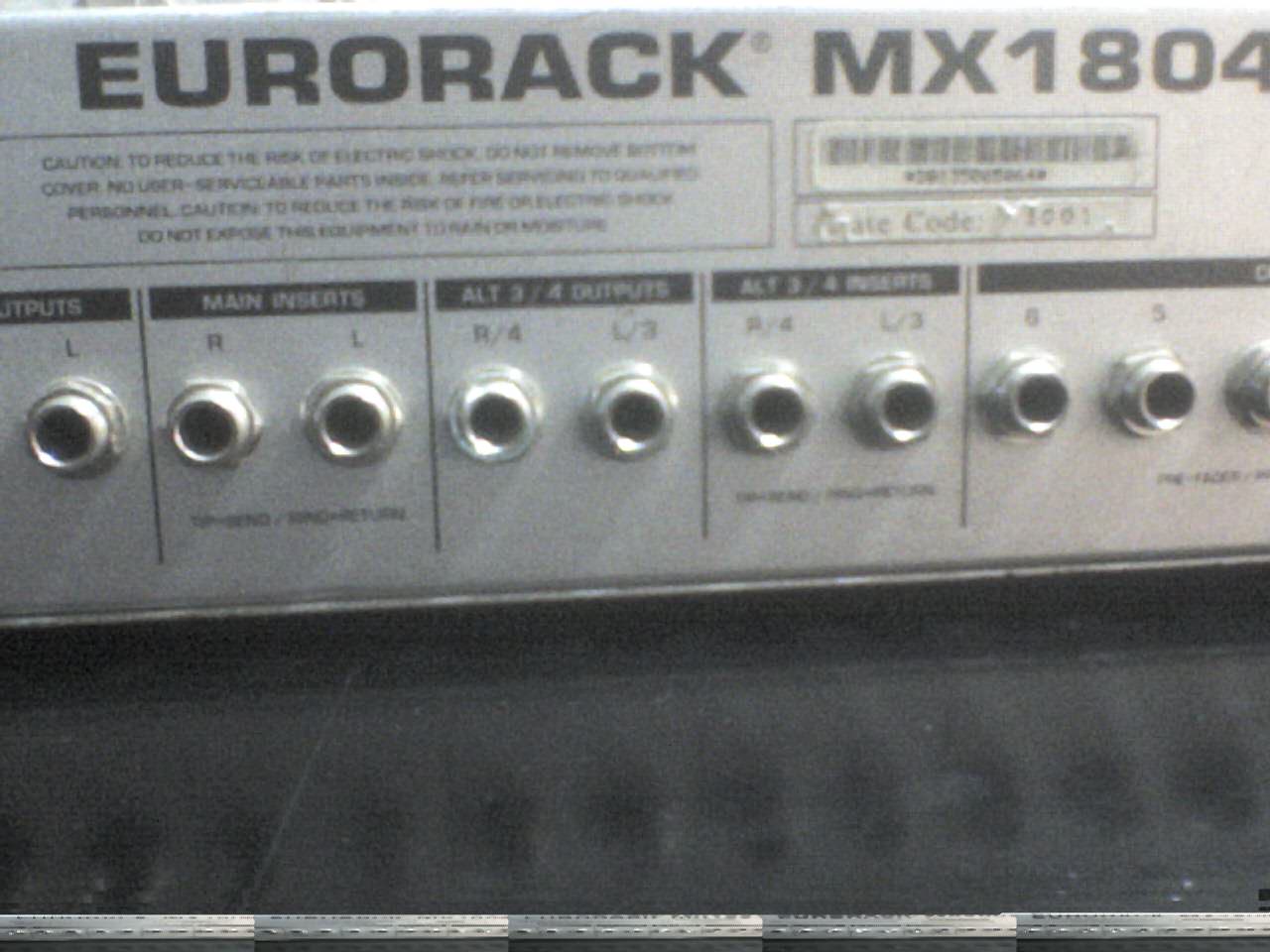 Intelektualez: Mezcladora Behringer Eurorack MX1804X