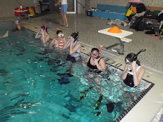 NEC Belize: Snorkeling practice at the YMCA