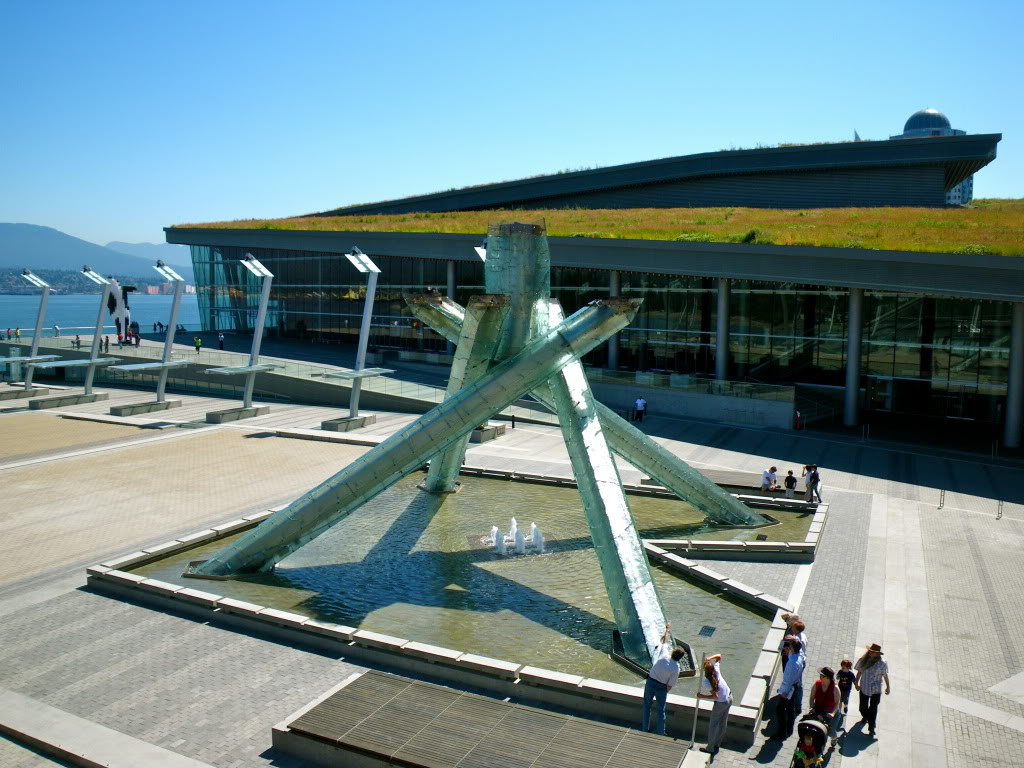 Torch Relay Map at Base of the Olympic Cauldron | News