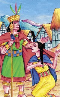 HISTORIA DE LOS INCAS: DIBUJO: EL INCA PACHACUTEC