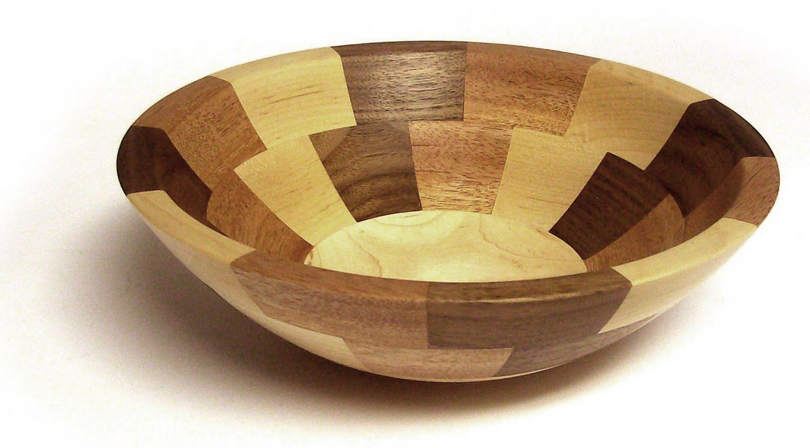 Mike's Bowls By Design: Segmented Bowl Serving Set - Mahogany, Walnut ...