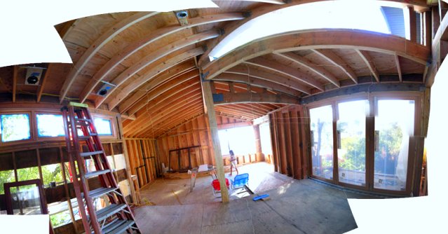 our house on the hill: Rough Framing Complete