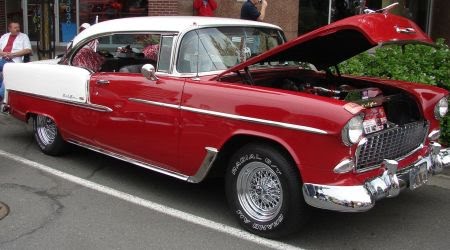 Hot Rods, Classics & Other Cool Rides: Red & White Chevy