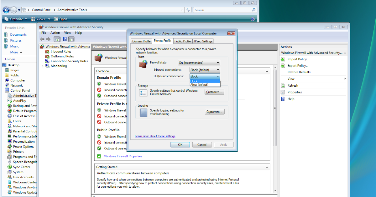 How To Block Outbound Connections With The Windows Firewall