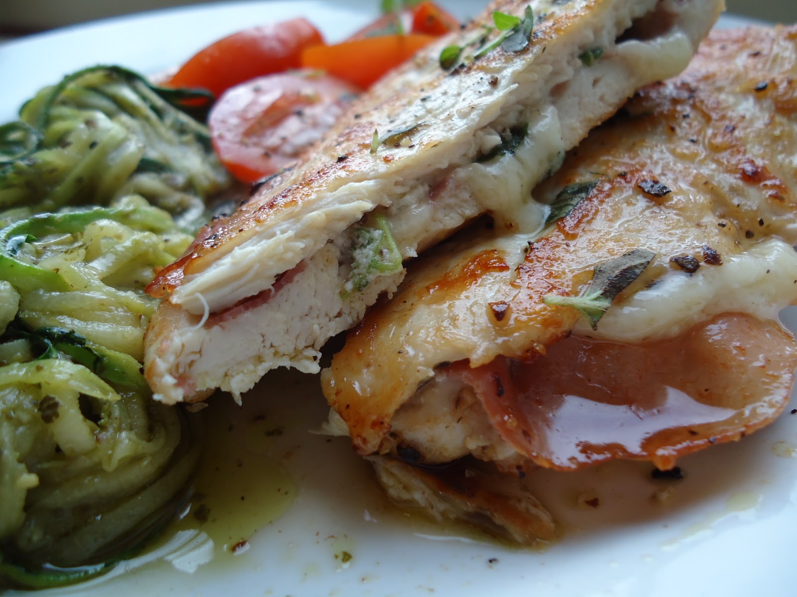 LCHF-bloggen: Banket kylling med ost og skinke