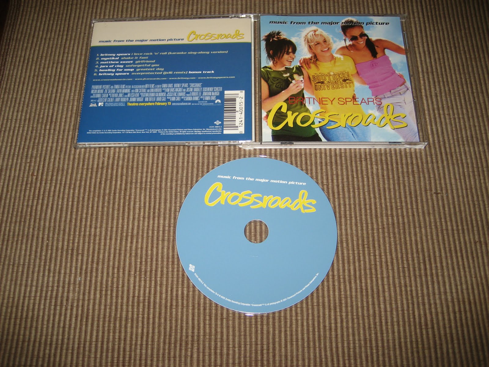 Items currently in stock and for sale: BRITNEY SPEARS CROSSROADS SOUNDTRACK