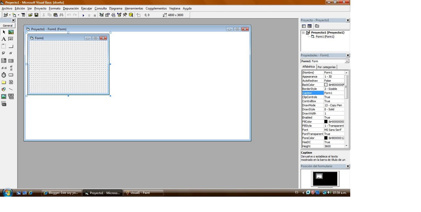 Este soy yo.. despues: Breve Explicación de Visual Basic