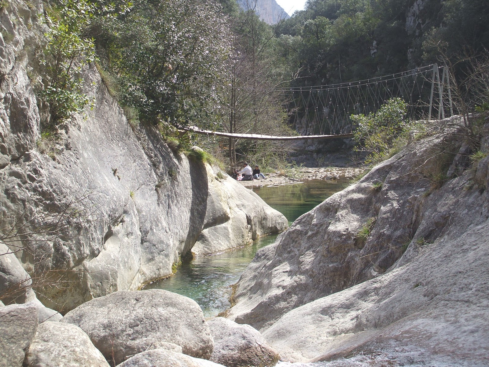 Crumbling Cliff: Sant Aniol Waterfall.