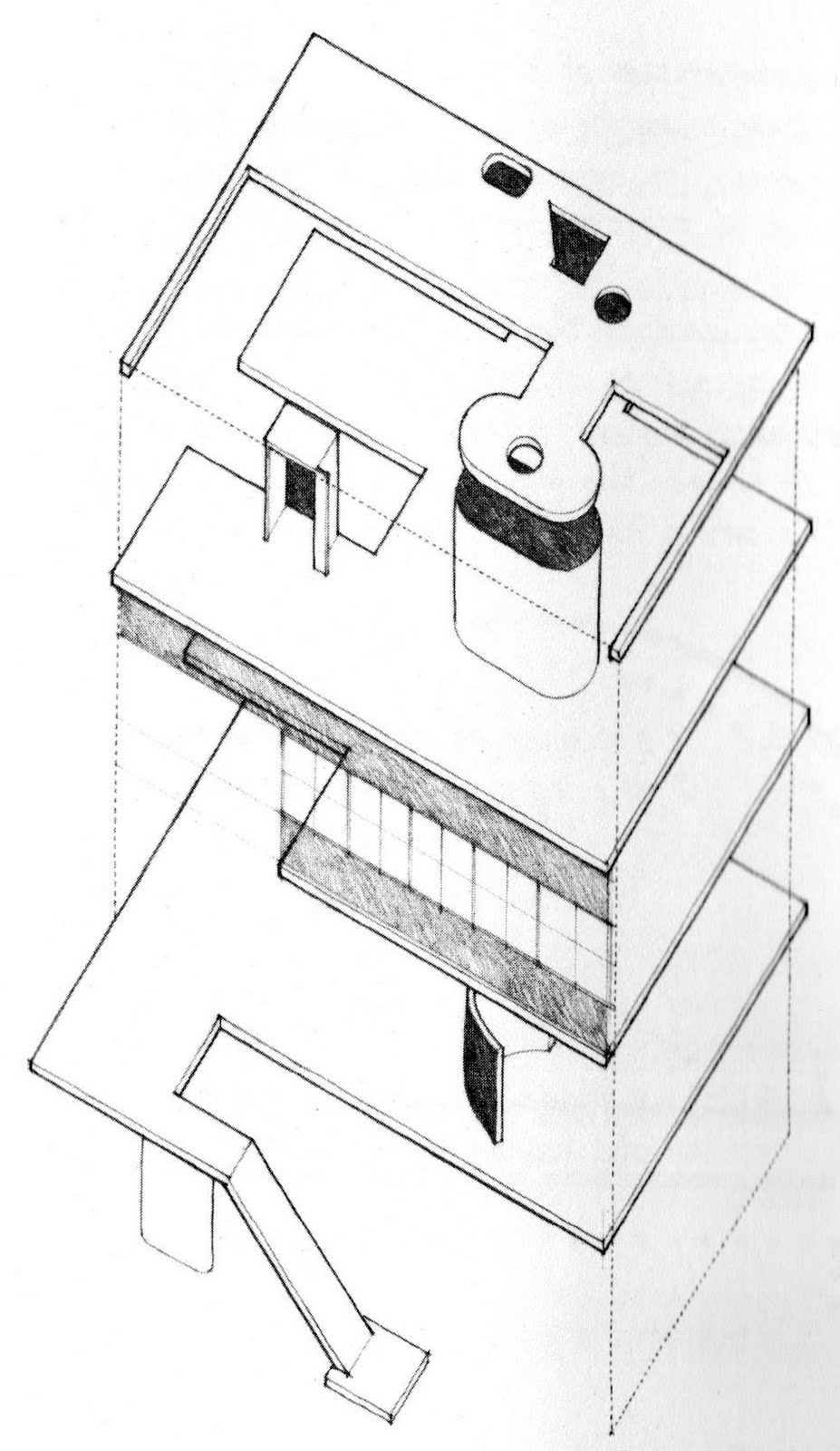 ARCH1101 - 2010 - KEN BAIRD: EXPLODED AXONOMETRIC