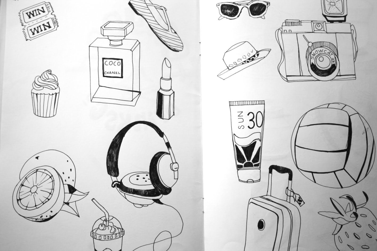 Design Practice: Sketched initial ideas