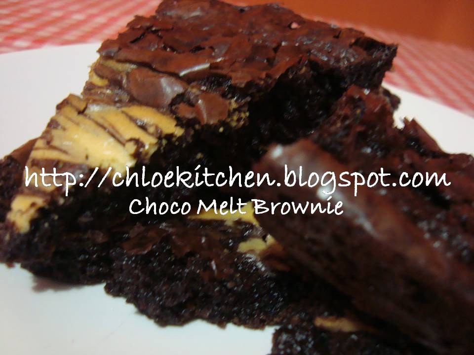 Chloe's Kitchen: Choco Melt Brownies