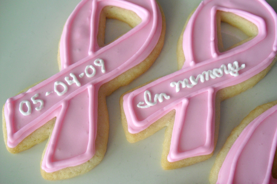 Cancer Ribbon Cookies at Stephen Jamerson blog