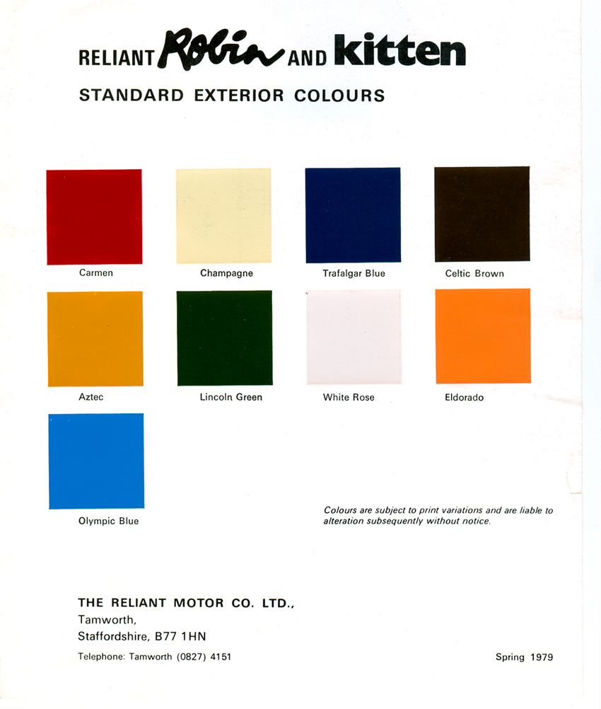 Things to Make and Do: Colour charts