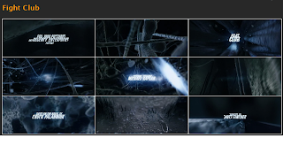 Thriller preliminary task: Fight Club