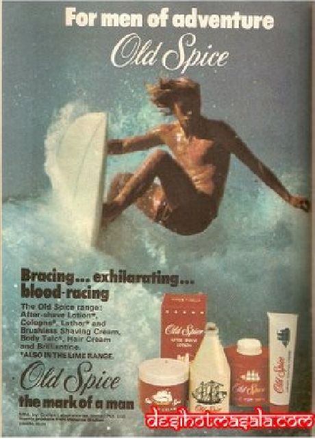 old advertisement india: OLD SPICE AFTER SHAVE (WWW.DESIHOTMASALA.COM)