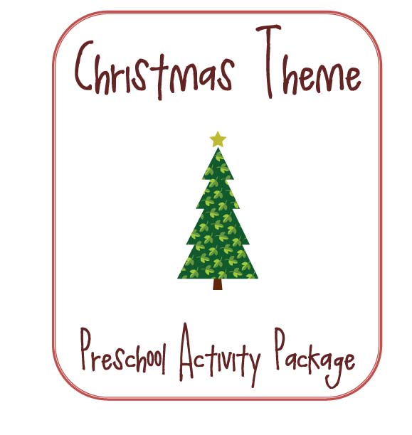 Little Piles Everywhere: Christmas Themed Preschool Activity Package
