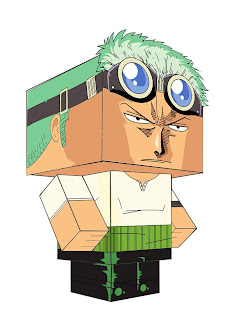 ANIME PAPER TOYS: ZORO (ONE PIECE)