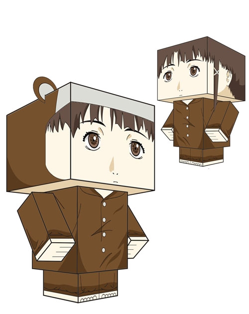 ANIME PAPER TOYS: LAIN IWAKURA (SERIAL EXPERIMENTAL LAIN)