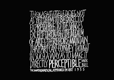 MORANDOMTHOUGHTS: Max Bill Quote by James Moran