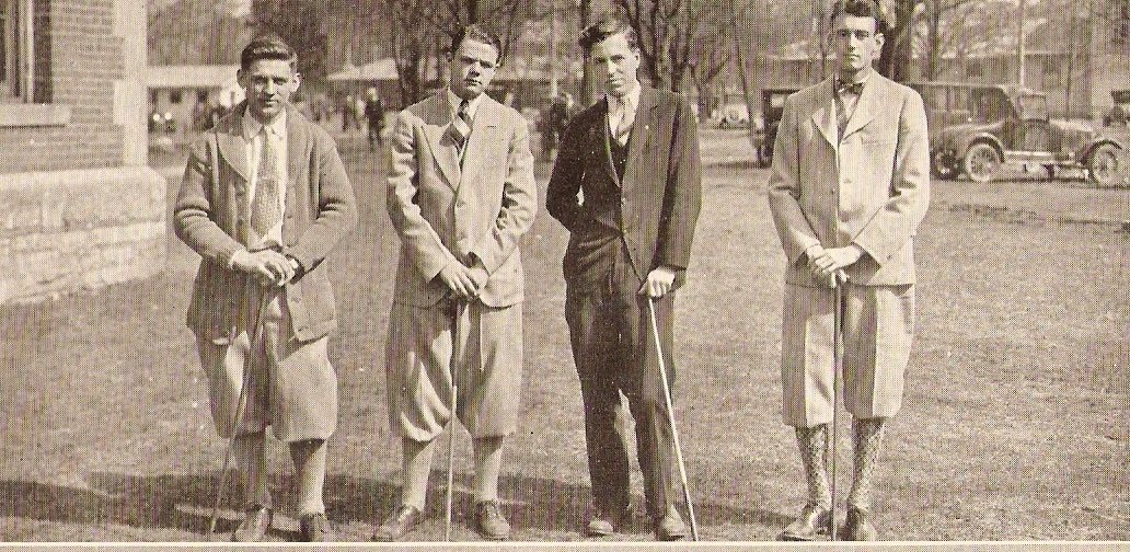 Vintage Irvington: Butler University Golf Team--1927