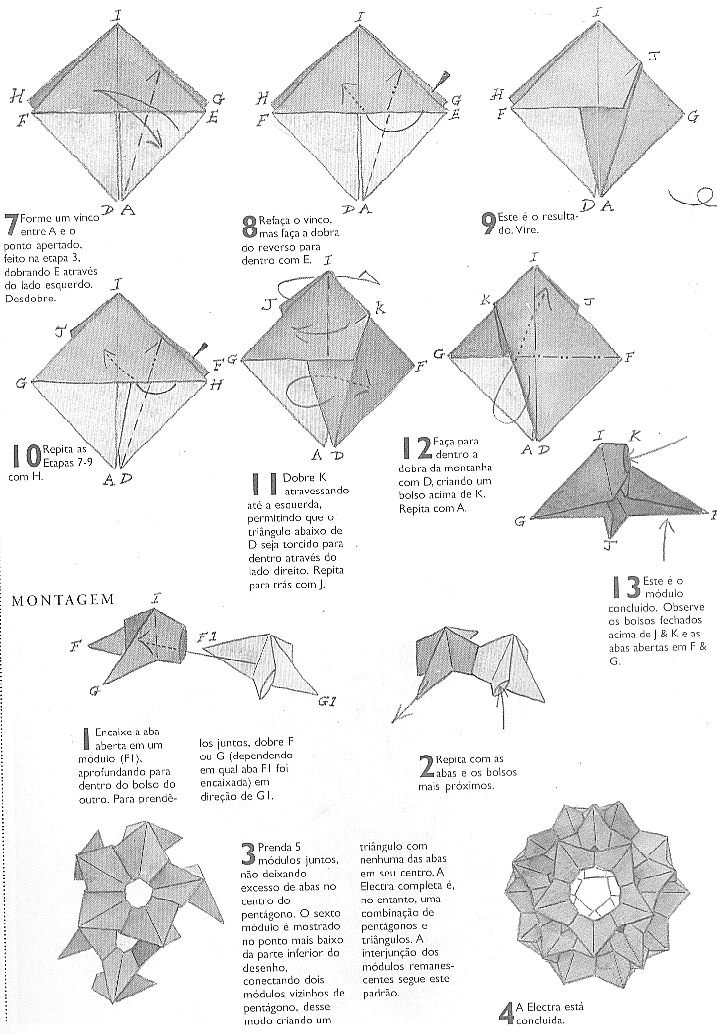 Amor em dobras S2: Kusudama Electra - Origami lindo
