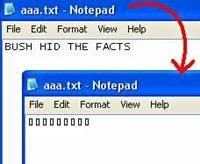 Xp Tricks: Bush hid the facts...Why this happens