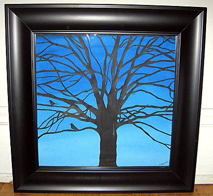 Inspira: Winter Tree Collage - My Sister's Christmas Present!