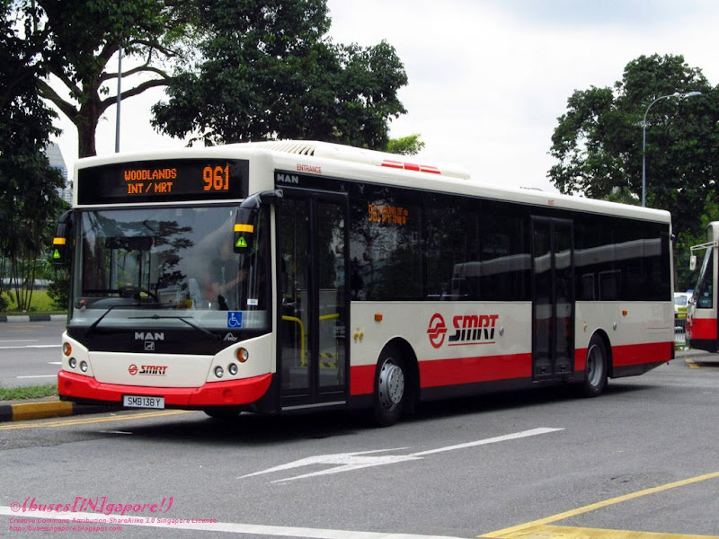 (buses[IN]gapore!): SMRT Buses : MAN NL320F (A22)/ MCV Evolution (SMB138Y)