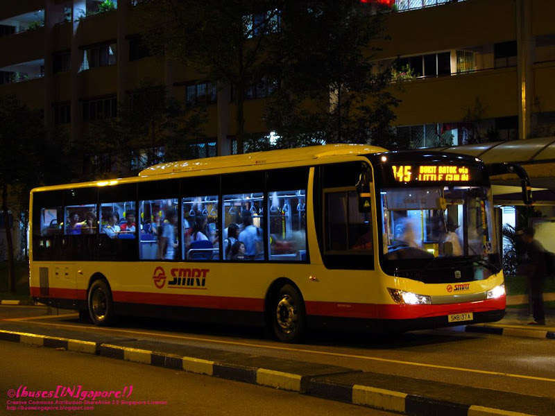(buses[IN]gapore!): SMRT Buses : ZhongTong Hybrid LCK6121GHEV (SMB137A)