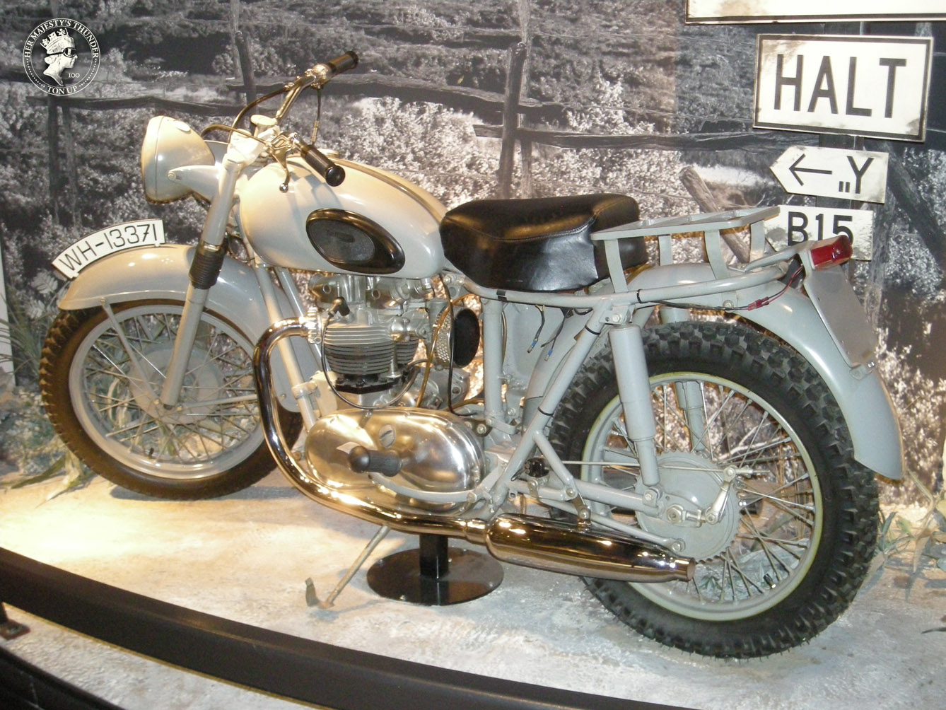 Her Majesty’s Thunder: Museum Mimics Movie Motorcycles