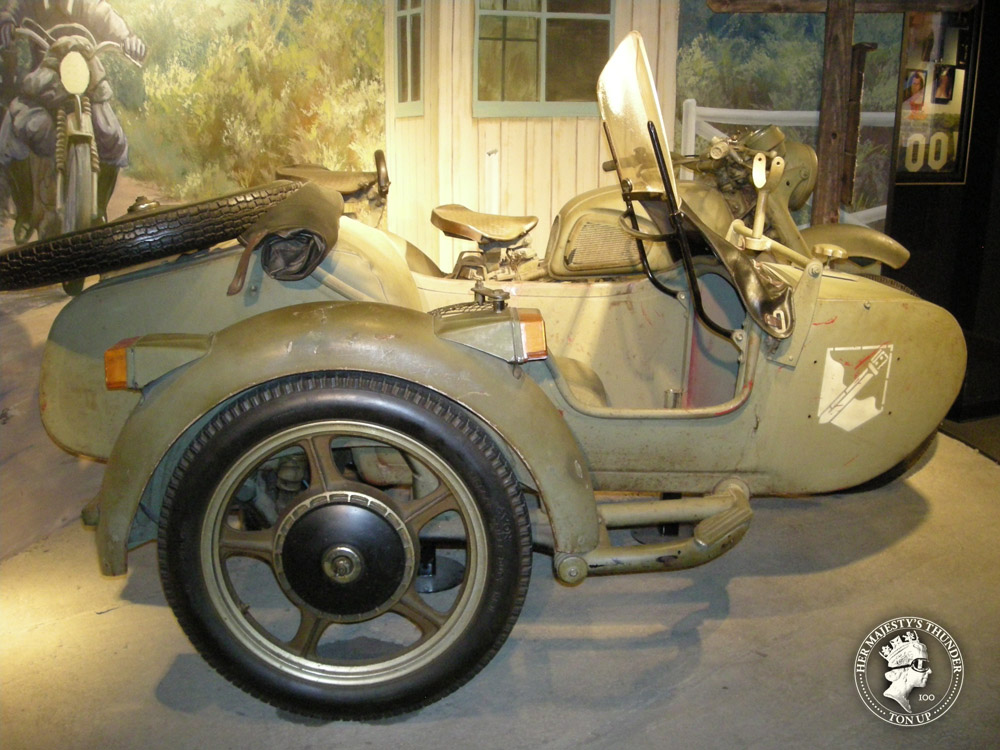 Her Majesty’s Thunder: Museum Mimics Movie Motorcycles