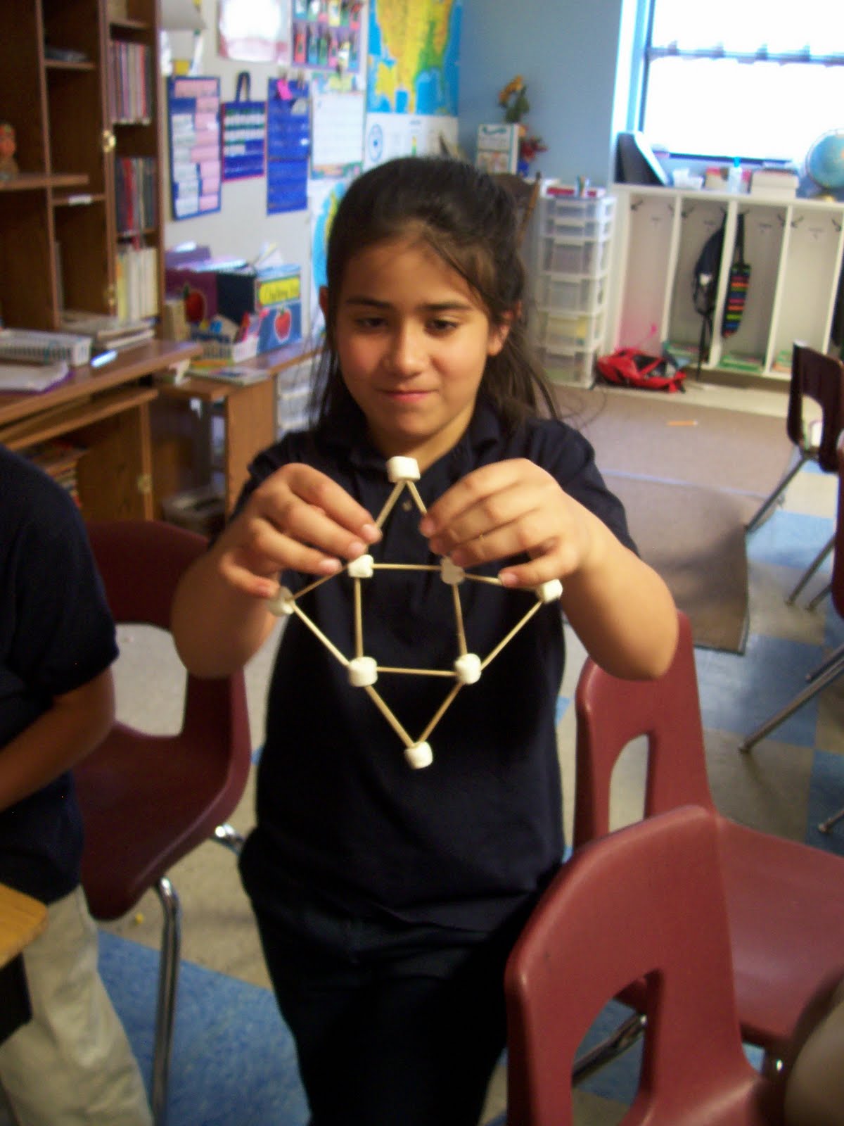 Miss Bond's 3rd Grade: Geometry with marshmallows and toothpicks