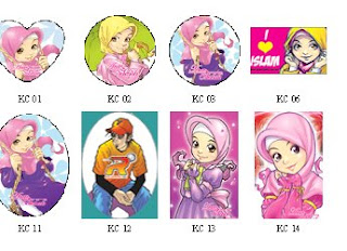 barang-barang ISLAMIC: KEYCHAIN ANA MUSLIM