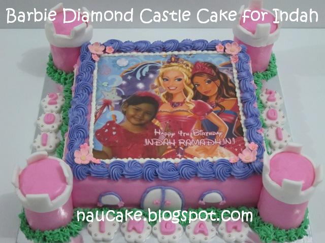 Nau Cake: Barbie Diamond Castle Cake for Indah