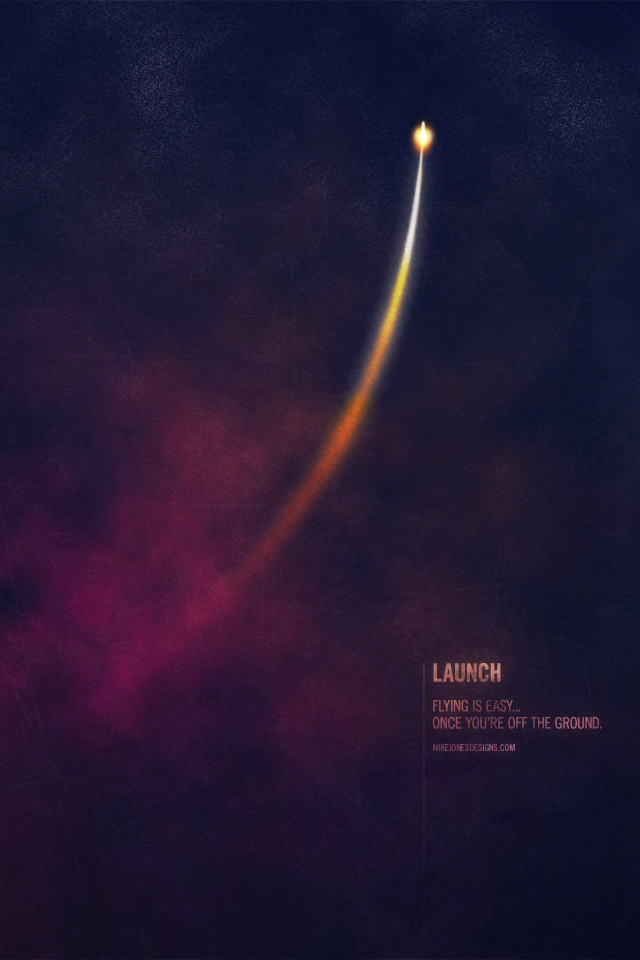 'Launch' - A Free Desktop Background - Mike Jones