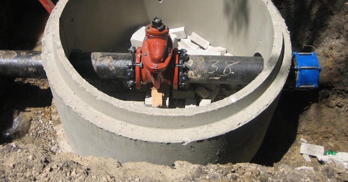 Itasca 2007 Street Program: Water main valve vault