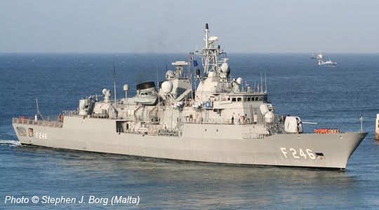 Βόλτα έκανε τουρκική φρεγάτα ανάμεσα σε ελληνικά πολεμικά πλοία - Ας ...