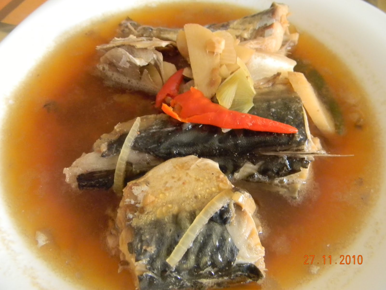 What I Have Cooked: Singgang Ikan Mackerel