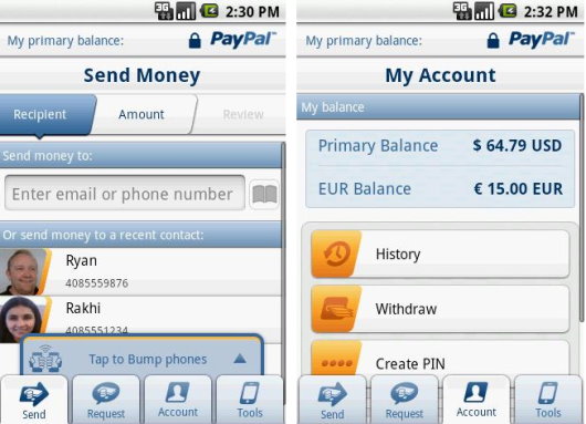 Tech-Fun: PayPal's Android app gets 'bump to pay'