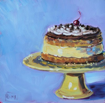 "13" -daily painting, cake, sweets