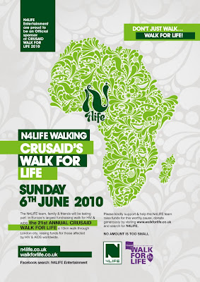 N4LIFE WALKING CRUSAID?S WALK FOR LIFE SUNDAY 6TH JUNE 2010