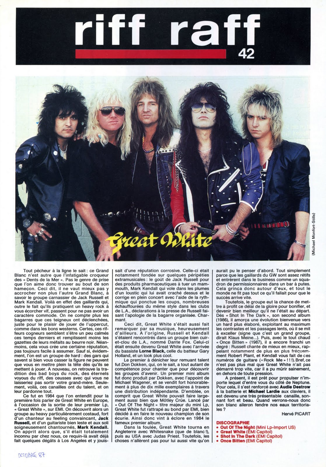 RIFF RAFF... A Tribute To Hervé Picart