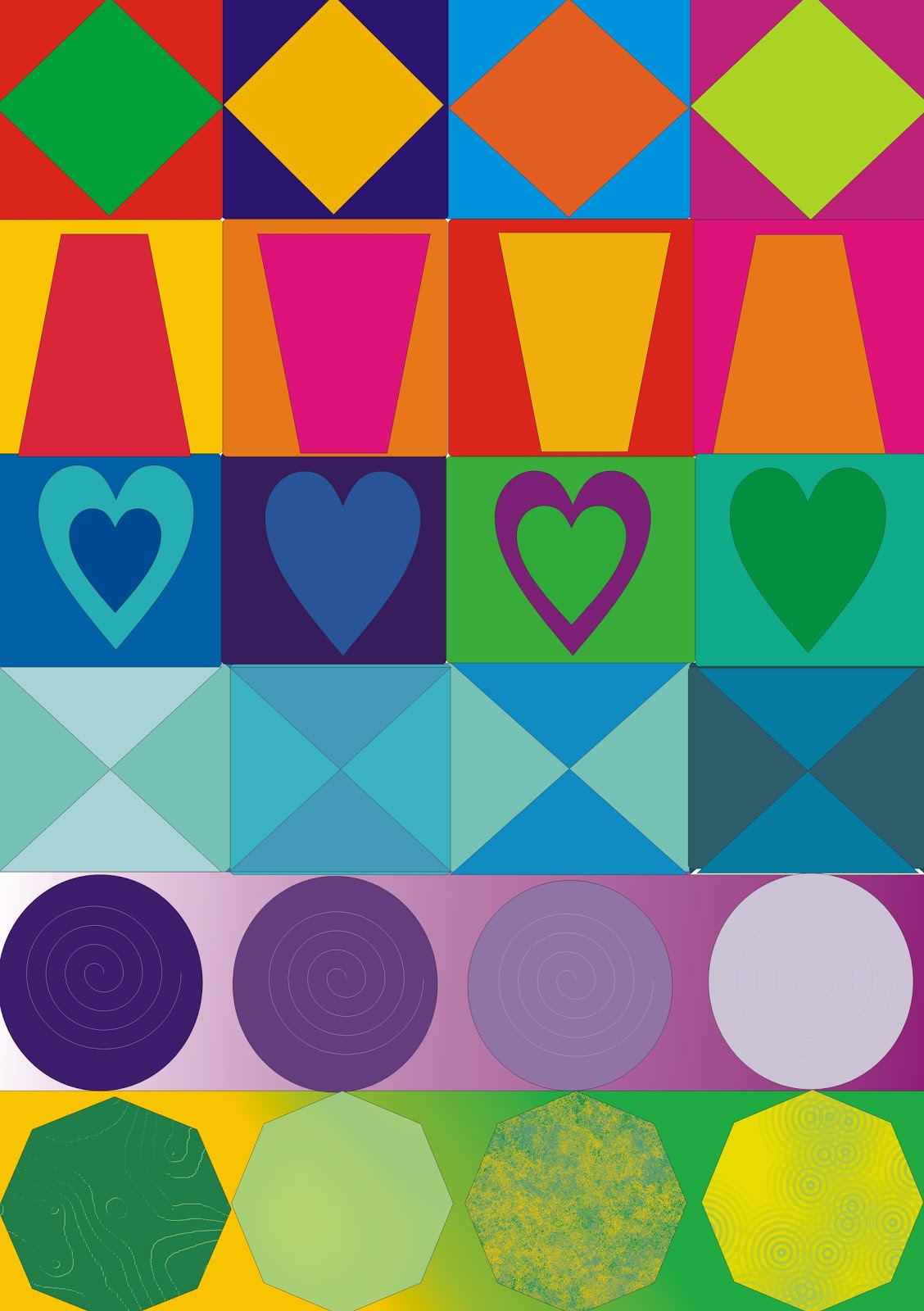 Rosa Blanco Ojalvo: Combinaciones Cromáticas.