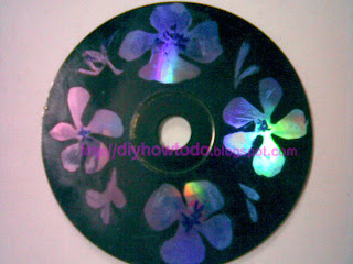 DIY old CD to art work or decoration. - D . I . Y . Done ! It 's Yours