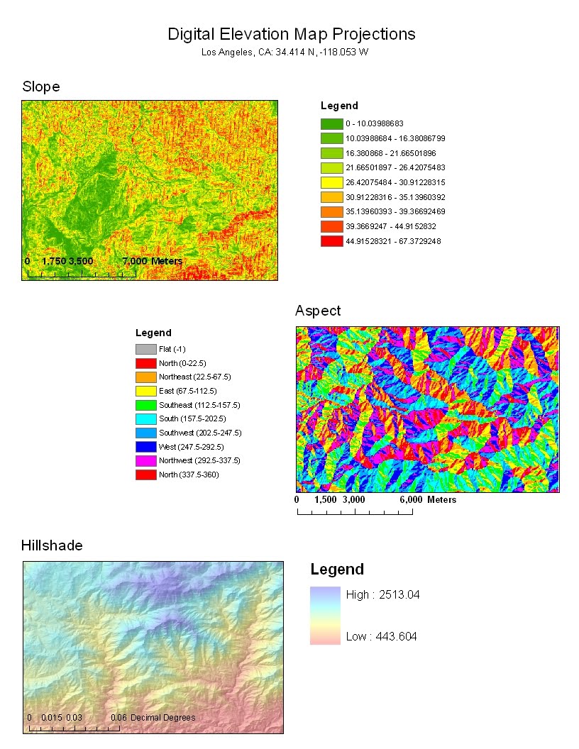 Geography 7: Lab 7- Digital Elevation Model