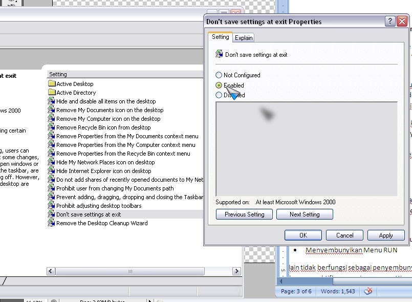 Menyembunyikan Desktop Cleanup Wizard | Via Rocket