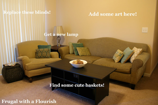 Frugal with a Flourish: Living Room Redesign Update!