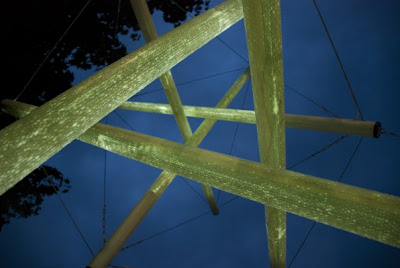 Structural design: Tensegrity light sculptures