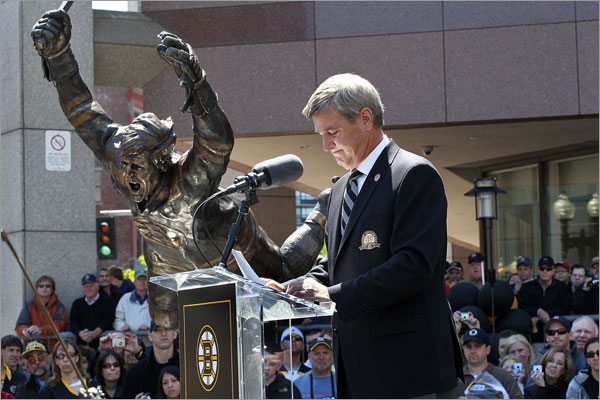 View from 311: Bobby Orr Statue Unveiled